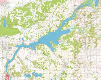 Chetek Chain of Lakes Wisconsin, Chetek Lake WI, Chetek Lakes Map ...