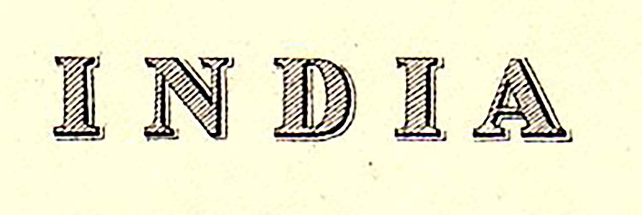 1885 Map of India British India - Etsy