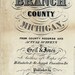 1858 Farm Line Map of Branch County Michigan Coldwater - Etsy