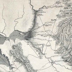 1849 Map of Mining Districts California - Etsy