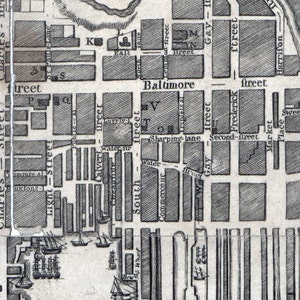 1804 Map of Baltimore Maryland - Etsy