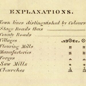 1829 Map of Livingston County New York - Etsy