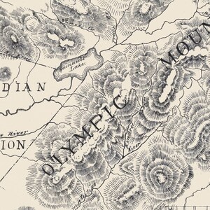 1892 Map of Chehalis County Washington - Etsy
