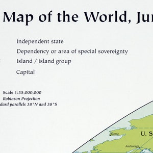 2012 Political Map of the World - Etsy