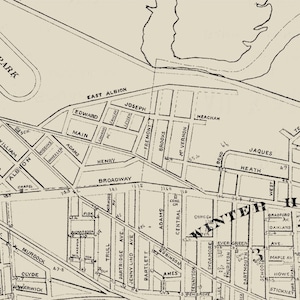 1895 Map of Somerville Massachusetts - Etsy