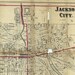 1858 Farm Line Map of Jackson County Michigan - Etsy