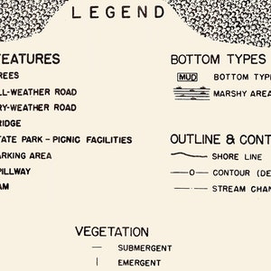 1953 Map of Adams Lake Adams County Ohio - Etsy
