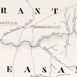 1889 Map of Preston County West Virginia - Etsy Sweden