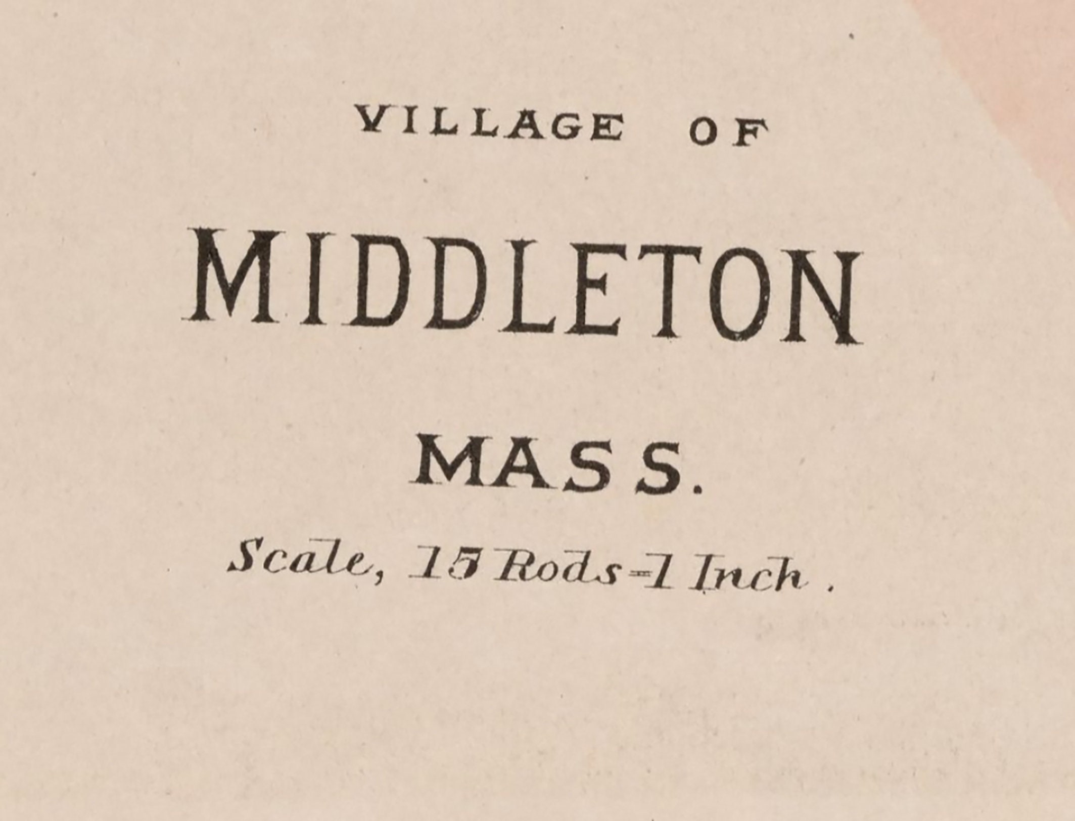 1884 Map of Middleton Massachusetts - Etsy