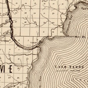 1902 Map of Placer County California - Etsy