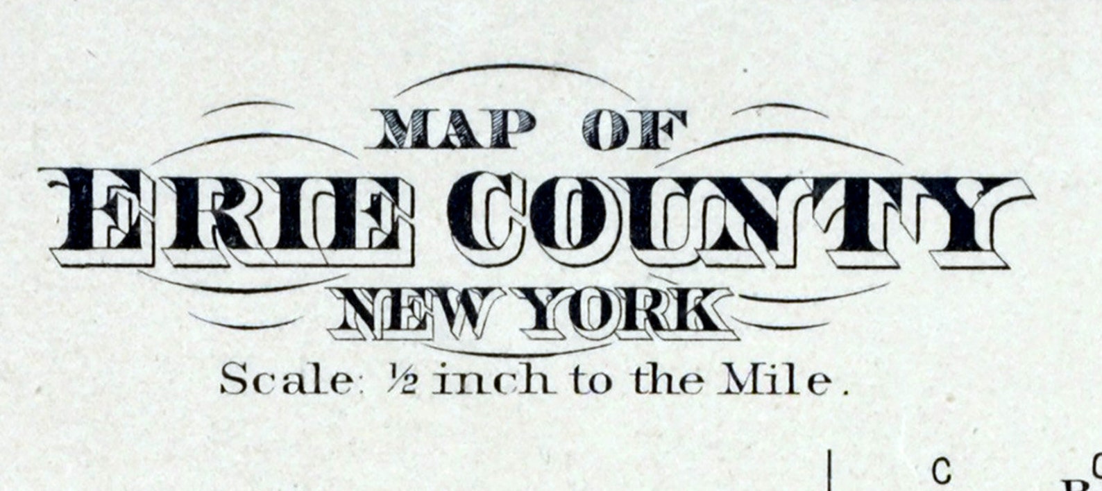 1880 Farm Line Map of Erie County New York - Etsy