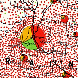 1939 Map of Ukraine WW2 - Etsy