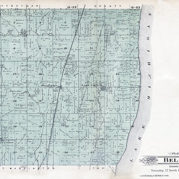 A Map of Belgium - Etsy