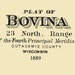 1889 Map of Bovina Township Outagamie County Wisconsin - Etsy
