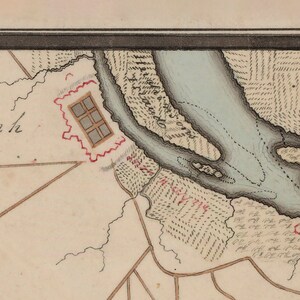 1815 Map of the City and River of Savannah Georgia - Etsy