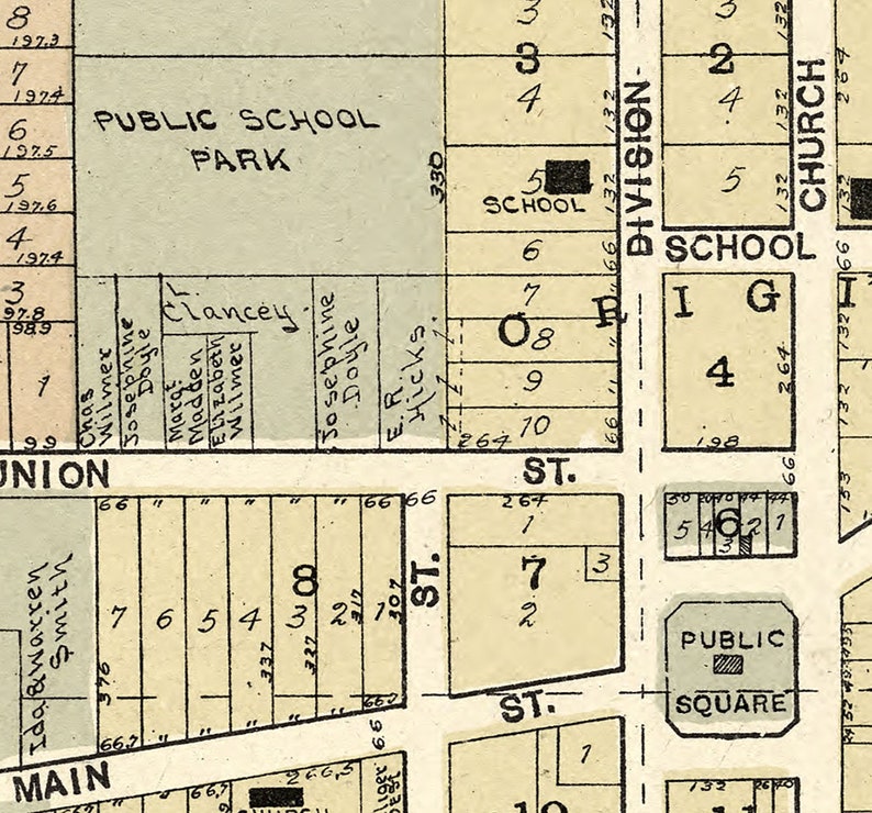 1907 Town Map of East Troy Walworth County Wisconsin - Etsy