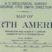 1912 Map of North America South America Canada Greenland - Etsy