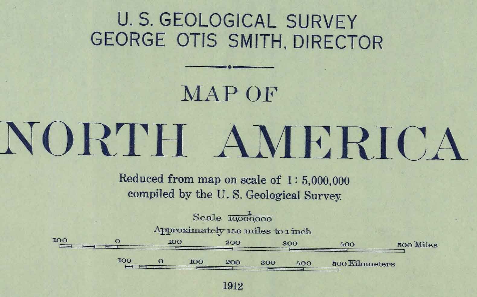 1912 Map of North America South America Canada Greenland | Etsy