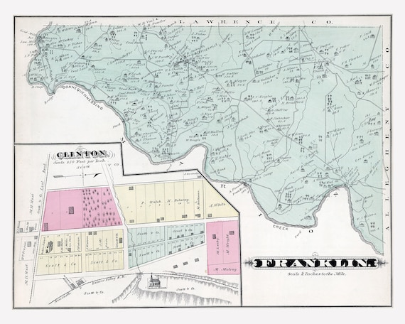 Beaver County Pa Township Map