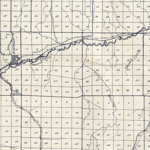 1911 Map of Musselshell County Montana - Etsy