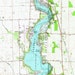 1980 Map of Lake Freeman Indiana - Etsy
