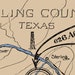 1920 Oil Field Map of Sterling County Texas - Etsy