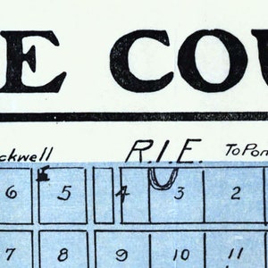 1915 Map of Noble County Oklahoma - Etsy