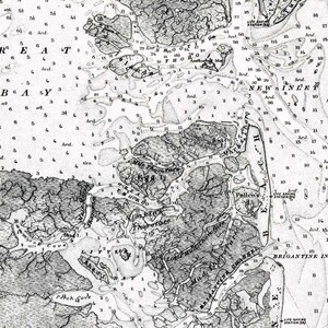 1976 Nautical Map of New Inlet to Absecon Inlet New Jersey - Etsy