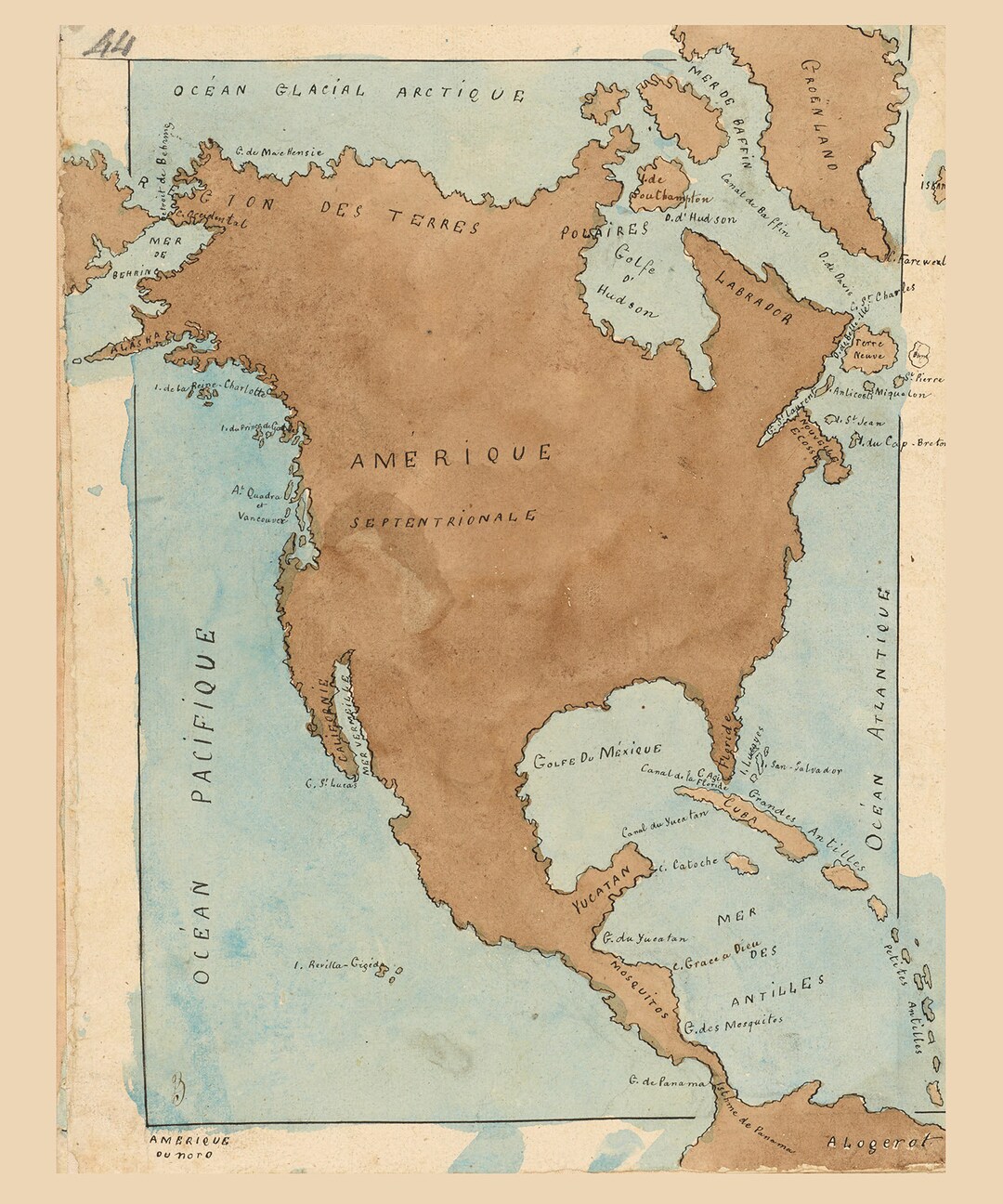 1857 Map of America - Etsy