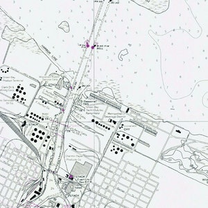 1973 Nautical Map of Head of Green Bay Lake Michigan - Etsy