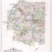 1891 Map of Doylestown Township Bucks County Pennsylvania - Etsy