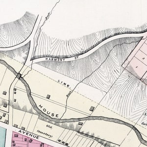 1876 Town Map of New Brighton Beaver County Pennsylvania - Etsy