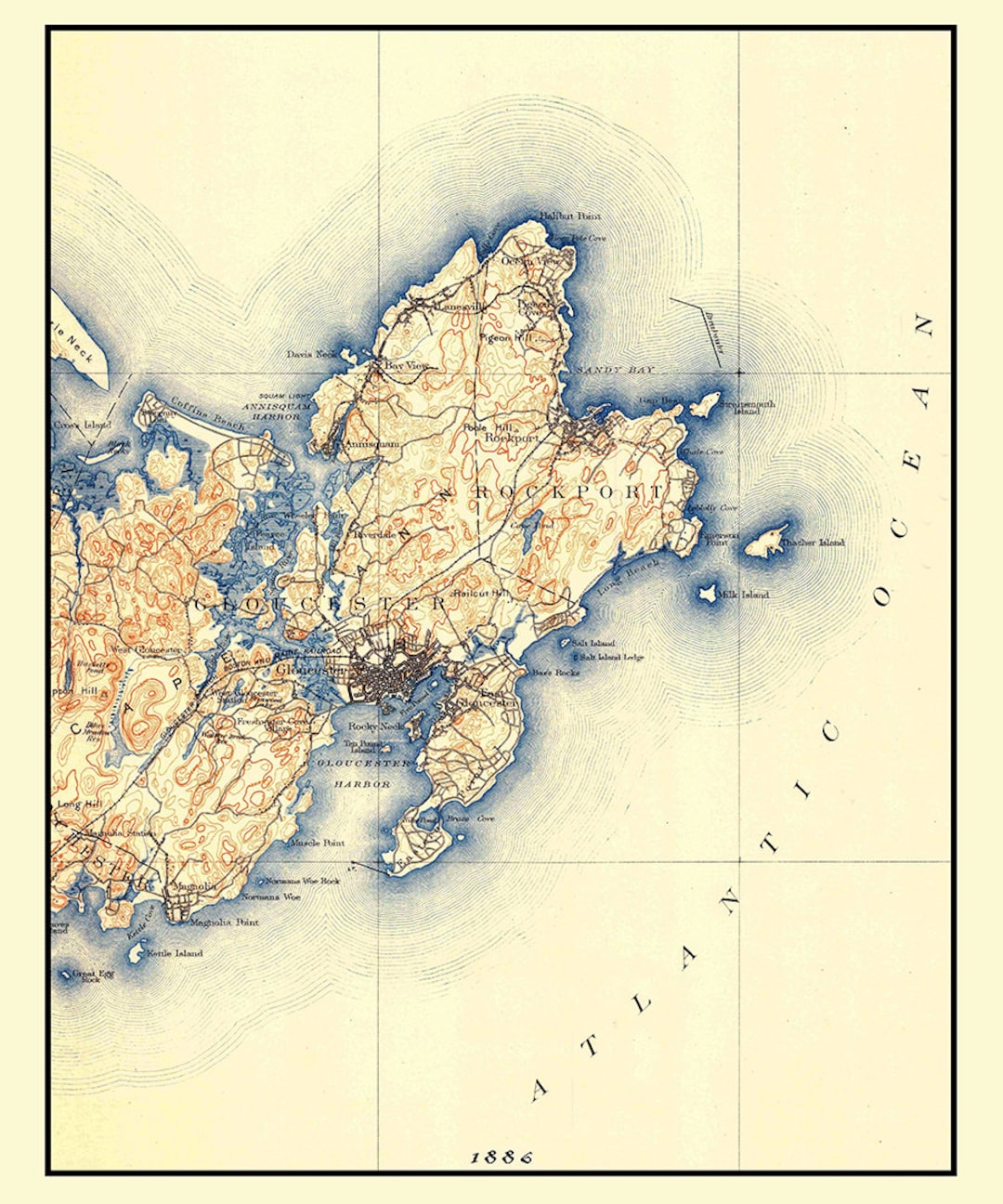 Map Of Gloucester Ma Beaches