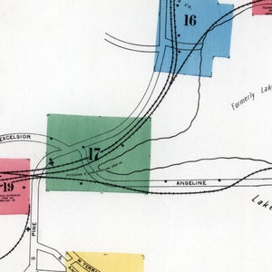 1904 Town Map of Ishpeming Marquette County Michigan - Etsy