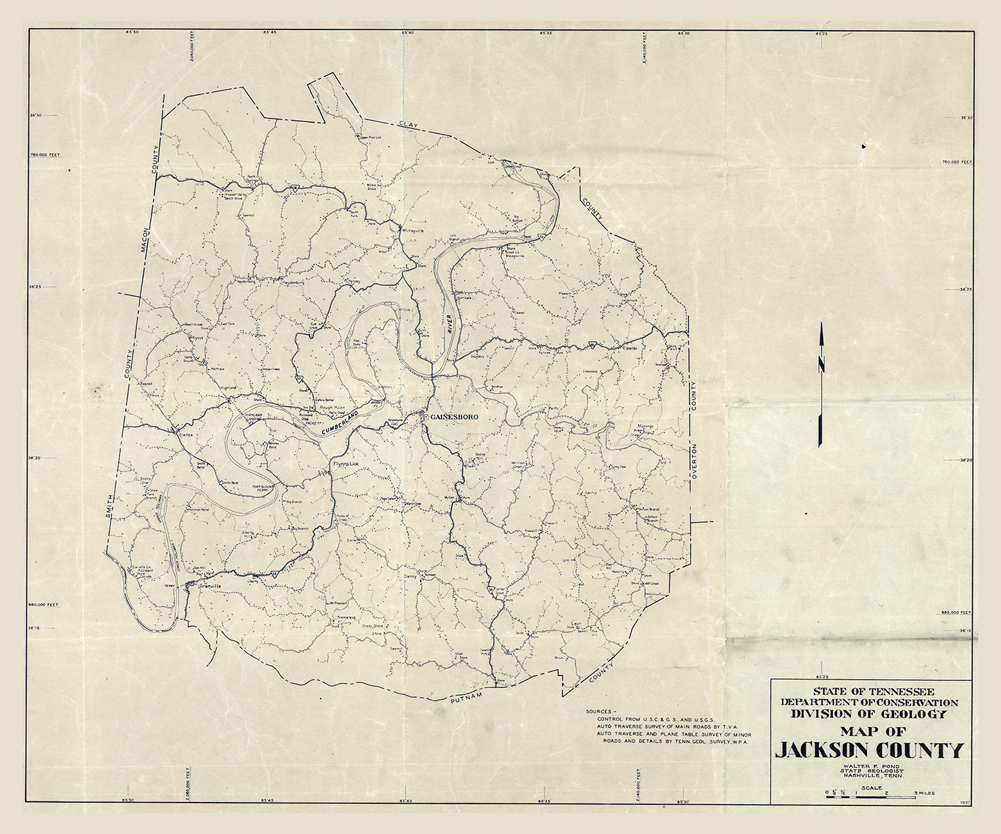 Jacksonville Tennessee Map