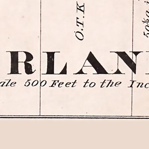 1880 Town Map of Orland Steuben County Indiana - Etsy