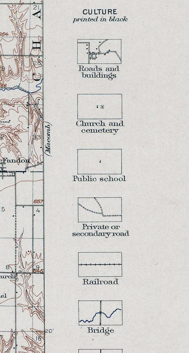 1916 Topo Map of Colchester Quadrangle Illinois - Etsy UK