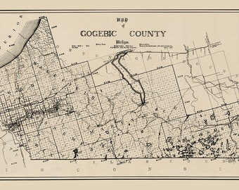 Douglas Lake 1982 Map Leelanau County Michigan U of MI Biological ...