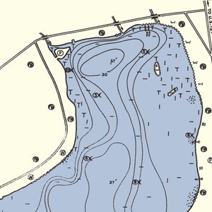 1950 Map of Devils Lake Lenawee County Michigan - Etsy