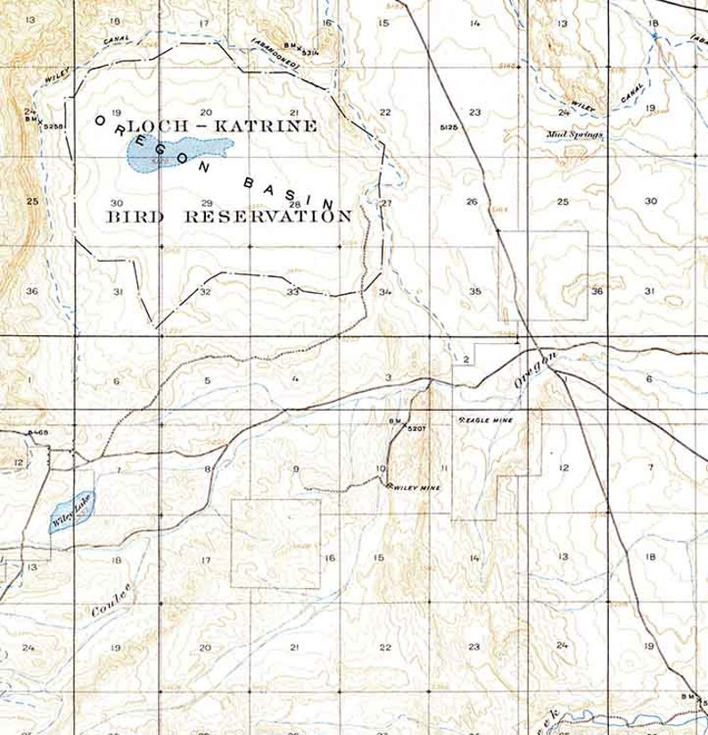 1911 Topo Map of Oregon Basin Wyoming Oregon Basin Loch | Etsy
