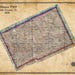 1850 Map of Hilltown Township Bucks County Pennsylvania - Etsy