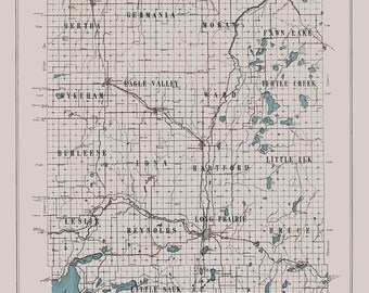 Todd County Map - Etsy