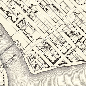 1858 Town Map of Marietta Washington County Ohio - Etsy
