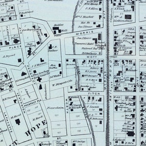 1868 Map of Tremont New York - Etsy