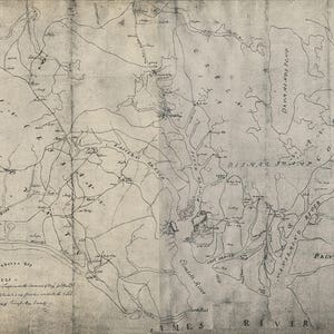 1780 Map of Princess Ann & Norfolk County Virginia - Etsy