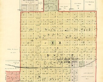 Seneca Kansas Map - Etsy