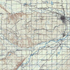 1902 Topo Map of Greeley Colorado - Etsy
