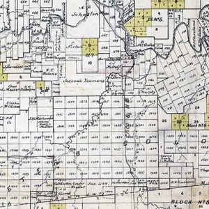1870 Farm Line Map of Stephens County Texas - Etsy