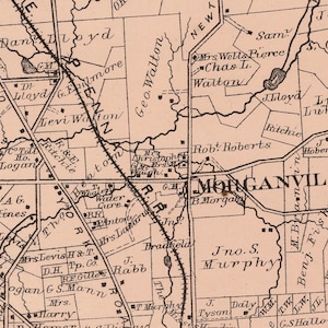 1871 Map of Moreland Township Montgomery County Pennsylvania - Etsy
