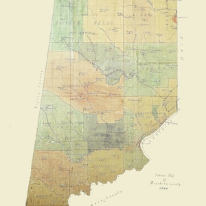 1899 Map of Dearborn County Indiana - Etsy
